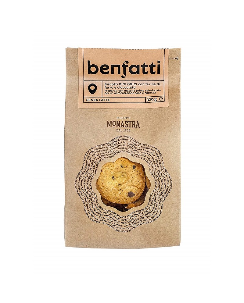 Biscotti bio Monastra in confezione da 320g