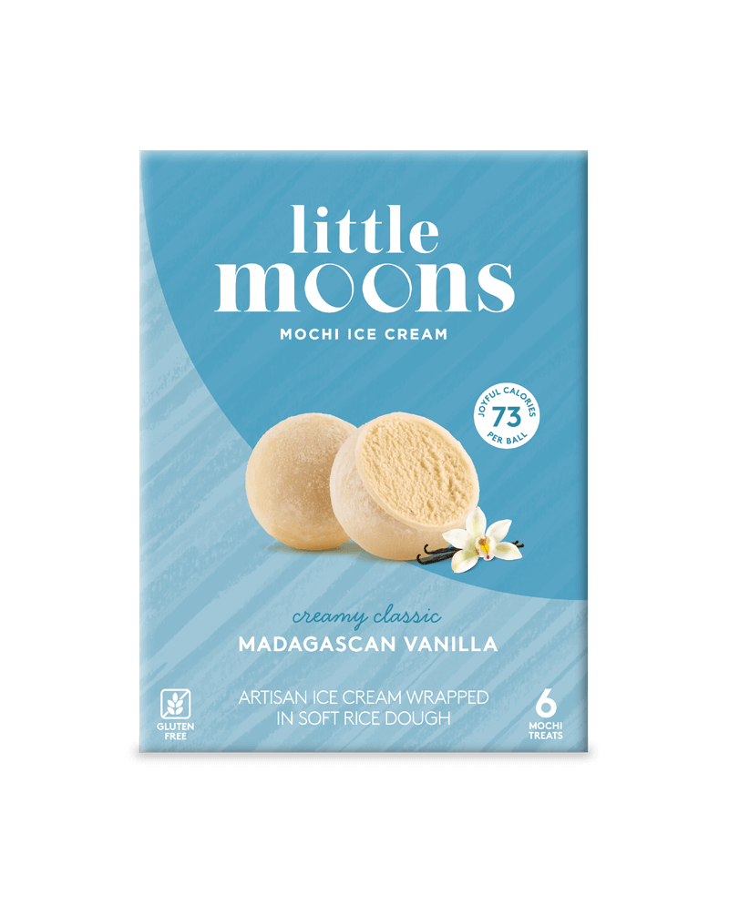 Mochi ripieni di gelato alla vaniglia Little Moons in confezione 192g